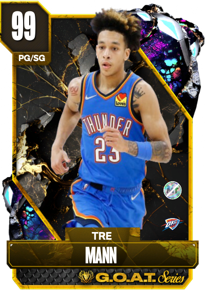 NBA 2K25 | 2KDB MyTEAM NBA 2K Custom Card (G.O.A.T Tre Mann) by Wallyiguess