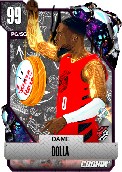 NBA 2K25 | 2KDB MyTEAM NBA 2K Custom Card (Dame Dolla) by asf836