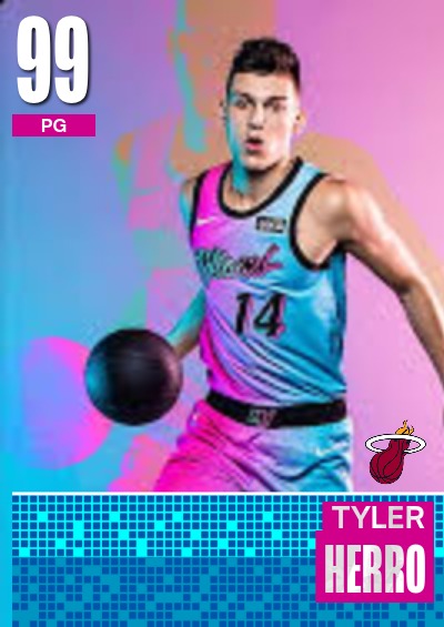 2KDB MyTEAM Database | NBA 2K Custom Card (Tyler Herro) by ...