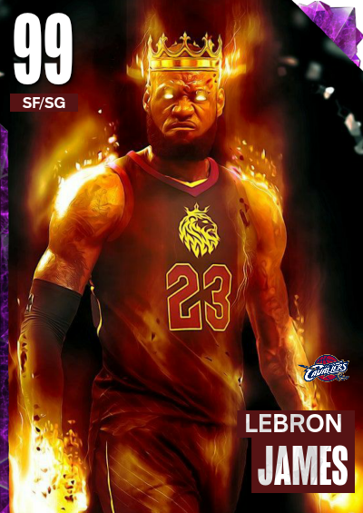 NBA 2K25 | 2KDB MyTEAM NBA 2K Custom Card (Hero lebron) by ONE_MONTH12