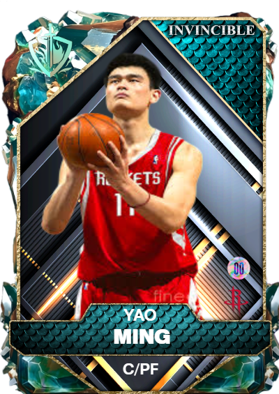 NBA 2K25 | 2KDB MyTEAM NBA 2K Custom Card (INVINCIBLE YAO MING) by DAKSPDFODIS