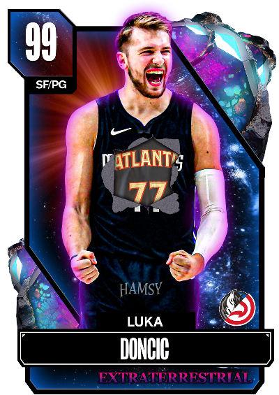 NBA 2K25 | 2KDB MyTEAM NBA 2K Custom Card (Alien Luka) by Hamsy
