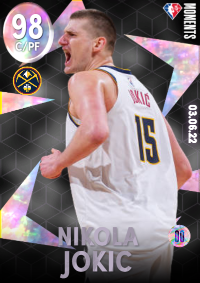 2KDB MyTEAM Database | NBA 2K Custom Card (Moments Jokic) by mcole6104 ...