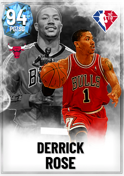 2KDB MyTEAM Database | NBA 2K Custom Card (NBA 75 D Rose) by aqua2 ...