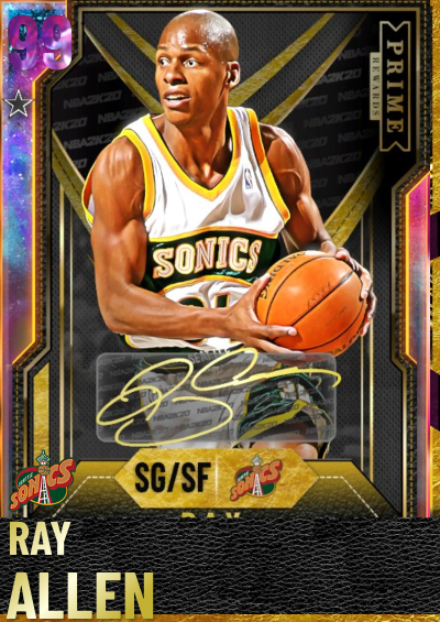 2KDB MyTEAM Database | NBA 2K Custom Card (2k20 Ray Allen Prime Reward ...