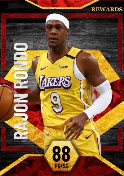 NBA 2K22 | 2KDB Custom Card (Rajon Rondo )