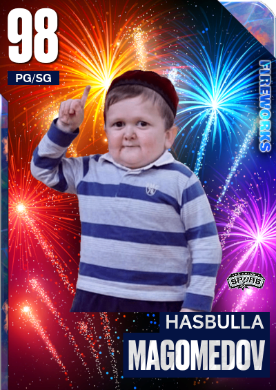 NBA 2K26 | 2KDB MyTEAM NBA 2K Custom Card (hasbulla) by cj_the_monke