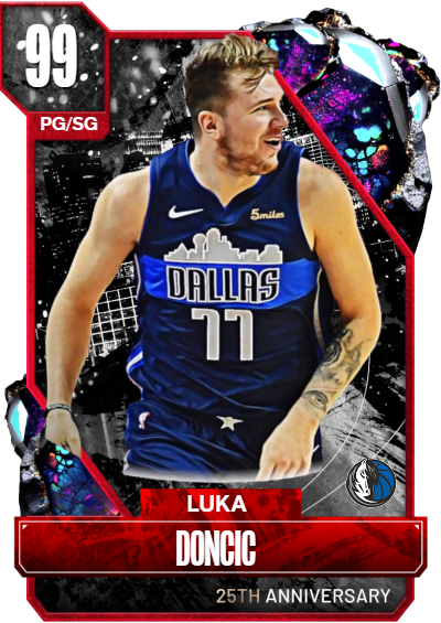 NBA 2K25 | 2KDB MyTEAM NBA 2K Custom Card (2k22 luka) by JHK