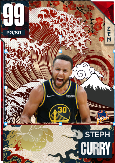 NBA 2K25 | 2KDB MyTEAM NBA 2K Custom Card (Steph Curry) by ajspidey