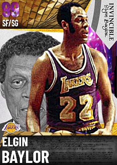 NBA 2K25 | 2KDB MyTEAM NBA 2K Custom Card (Elgin Baylor) by pipyyy