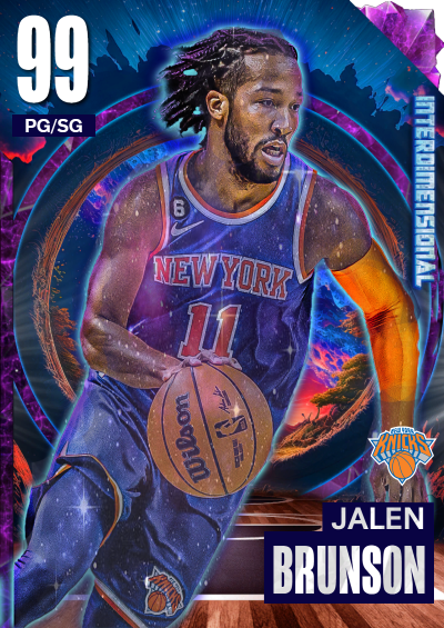 NBA 2K23 | 2KDB Custom Card (been a while since i made a brunson card)