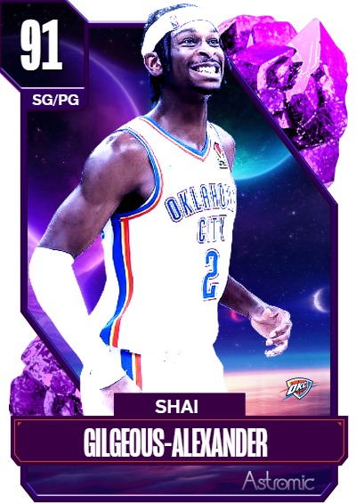 NBA 2K25 | 2KDB MyTEAM NBA 2K Custom Card (SGA Space) by Brandon_217