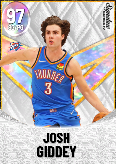 NBA 2K25 | 2KDB MyTEAM NBA 2K Custom Card (josh giddey signature series ...