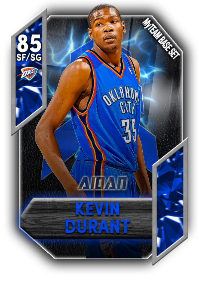 NBA 2K25 | 2KDB MyTEAM NBA 2K Custom Card (kd base set concept) by aidan13