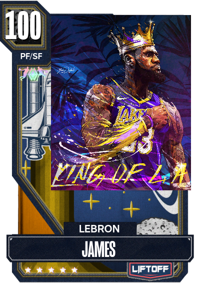 NBA 2K24 | 2KDB Custom Card (LeBron James)