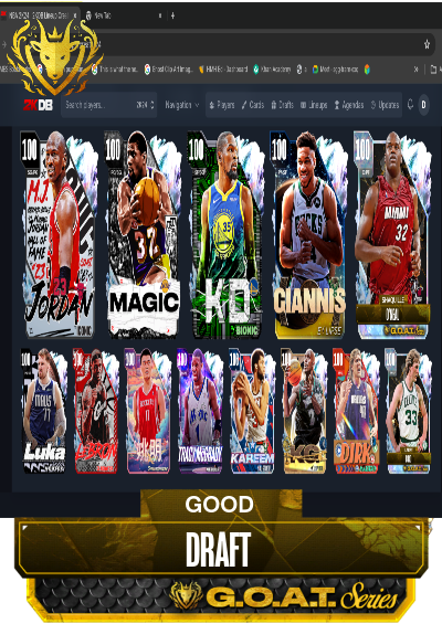 NBA 2K25 | 2KDB MyTEAM NBA 2K Custom Card (good draft) by Dom_1