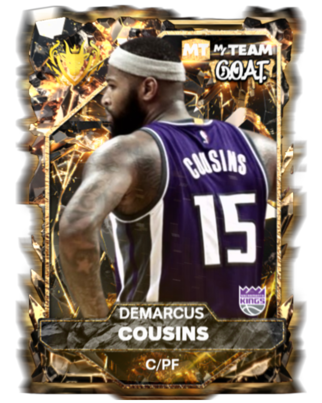 NBA 2K25 | 2KDB MyTEAM NBA 2K Custom Card (DeMarcus) by EerierAce080372