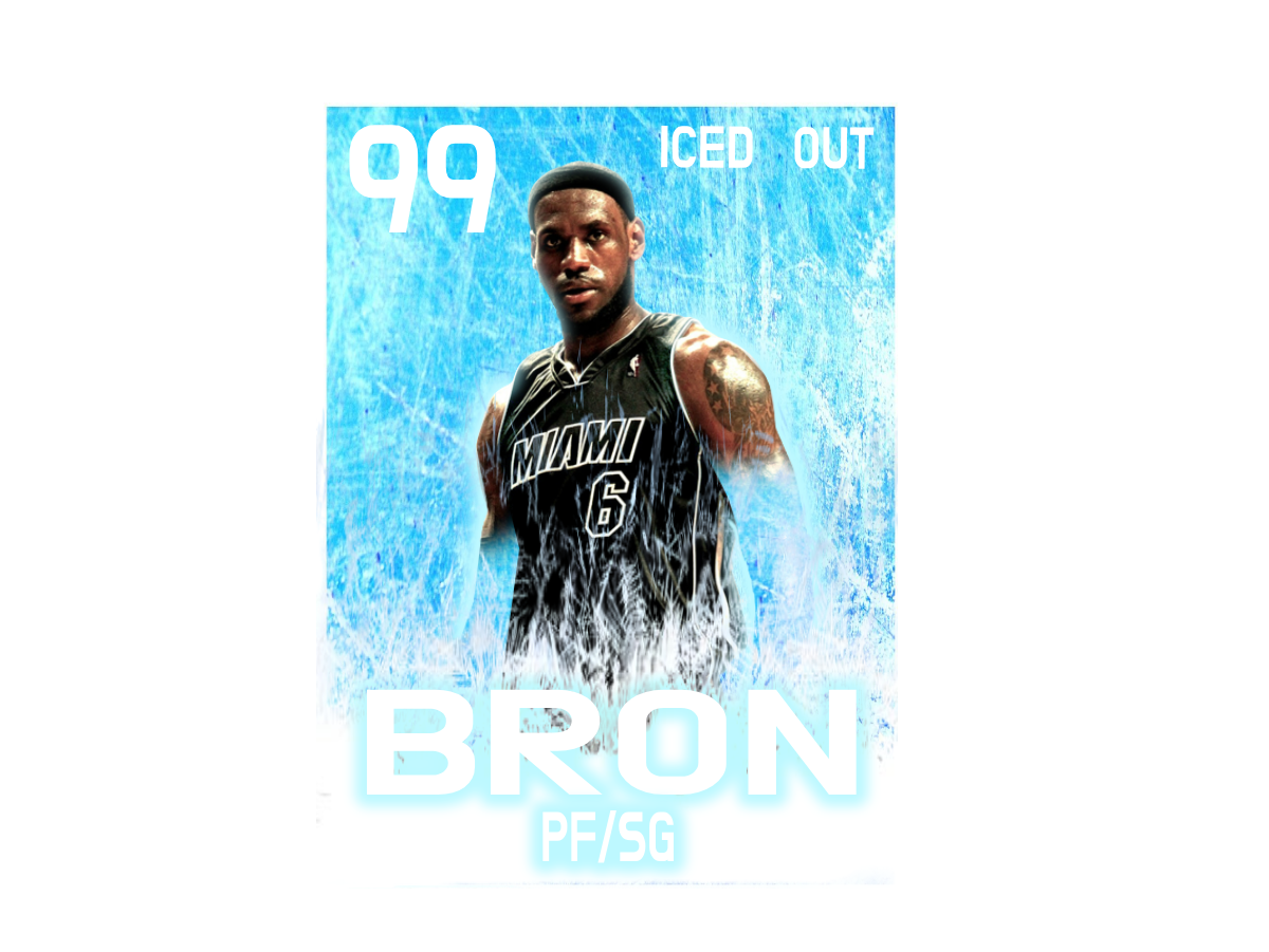 NBA 2K26 | 2KDB MyTEAM NBA 2K Custom Card (ICED OUT BRON) by theeALONZO TRIER