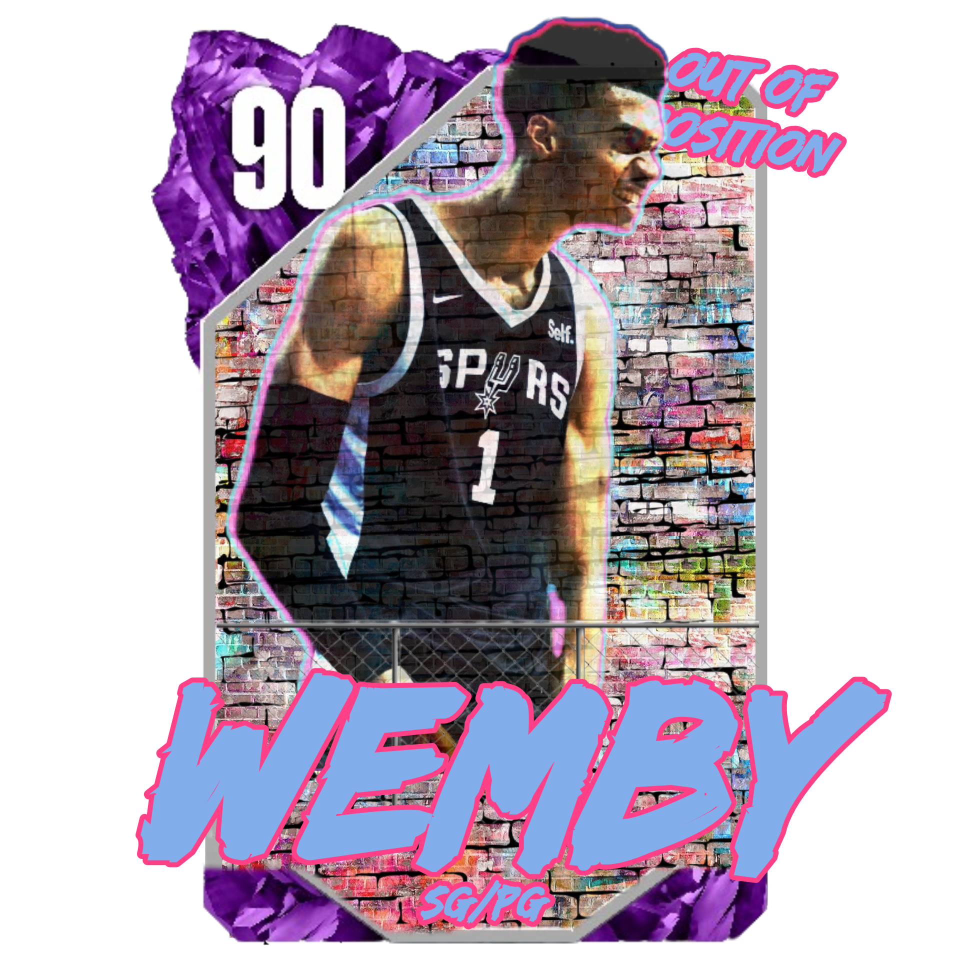 2KDB MyTEAM Database | NBA 2K Custom Card (Wemby) by Clem.fx | NBA 2K26