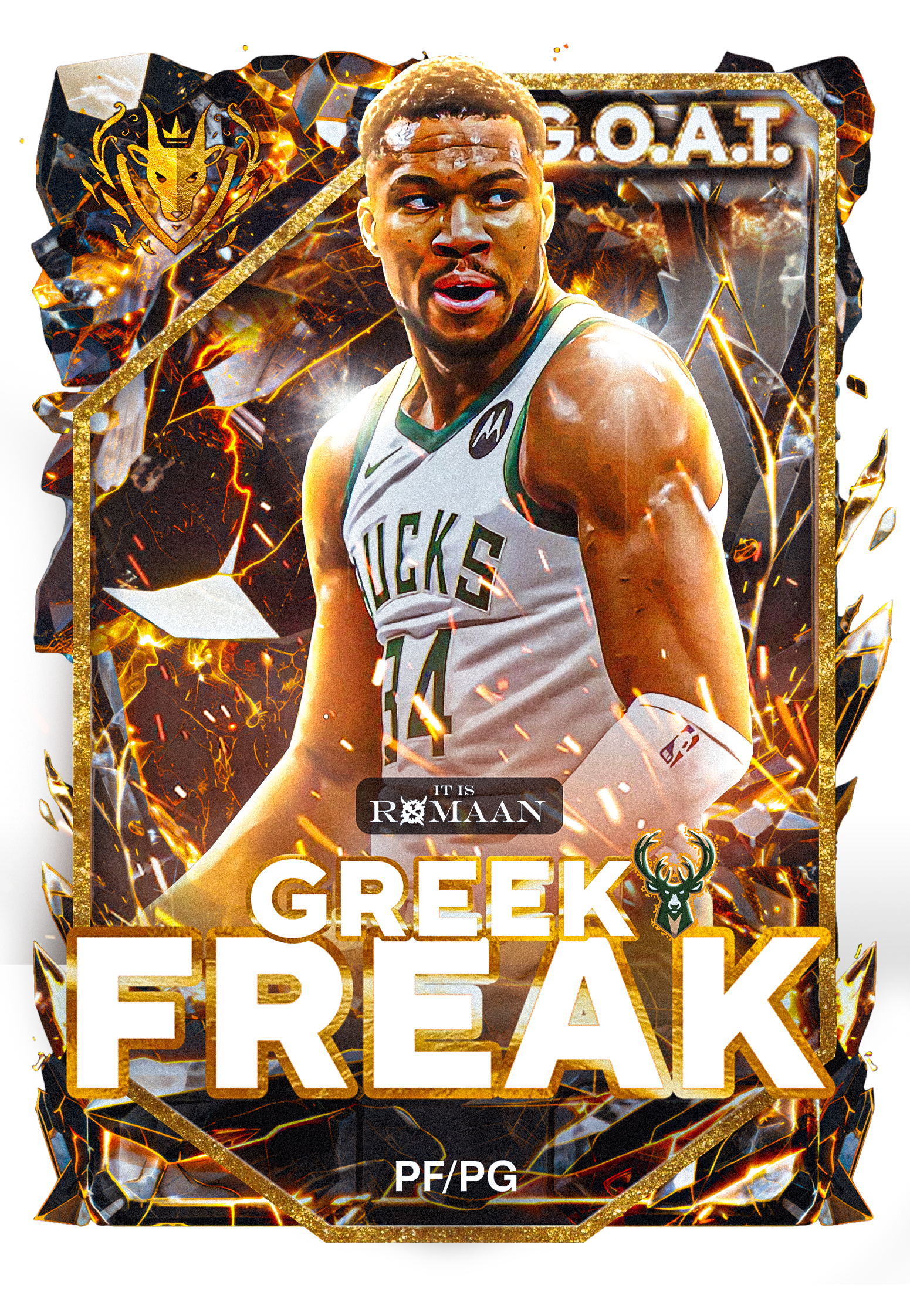 2KDB MyTEAM Database | NBA 2K Custom Card (my goat) by romaan | NBA 2K26