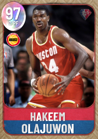 NBA 2K26 | 2KDB MyTEAM NBA 2K Custom Card (Hakeem) by Skibi