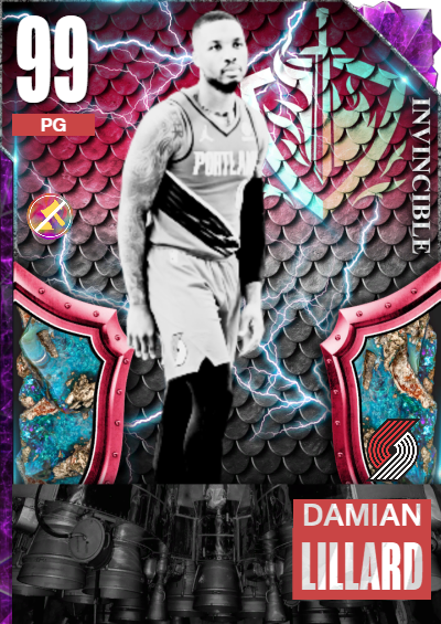 NBA 2K25 | 2KDB MyTEAM NBA 2K Custom Card (invincible damian) by dkmike4
