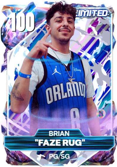 NBA 2K26 | 2KDB MyTEAM NBA 2K Custom Card (Faze Rug (This took me 5hrs ...