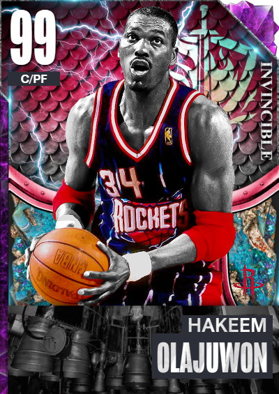 NBA 2K25 | 2KDB MyTEAM NBA 2K Custom Card (Invincible Hakeem) by RyanoNolsey