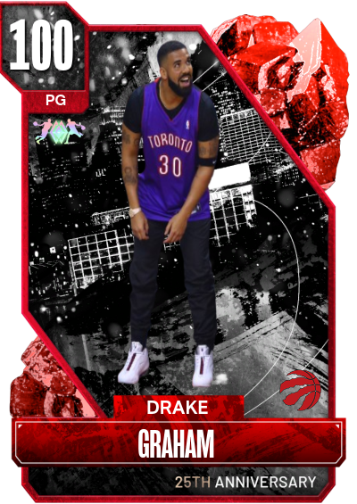 NBA 2K25 | 2KDB MyTEAM NBA 2K Custom Card (Drake Graham) by yokaisonchill