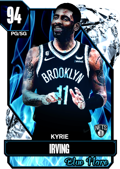 NBA 2K25 | 2KDB MyTEAM NBA 2K Custom Card (Kyrie Blue Flare) by Brandon_217