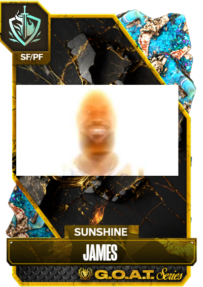 NBA 2K25 | 2KDB MyTEAM NBA 2K Custom Card (sunshine james) by kareem