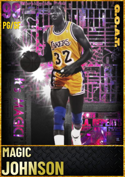 2KDB MyTEAM Database | NBA 2K Custom Card (Magic johnson) by LucaM3307 ...