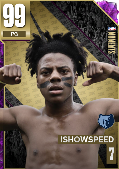 NBA 2K23 | 2KDB Custom Card (ishowspeed 7)