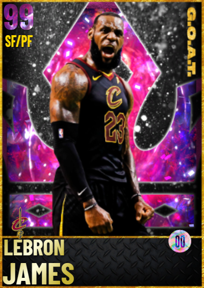 NBA 2K26 | 2KDB MyTEAM NBA 2K Custom Card (LeBron James '18) by cavseaglespm22107