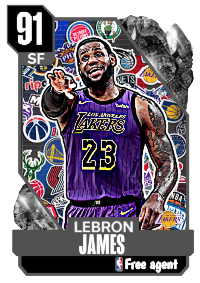 NBA 2K25 | 2KDB MyTEAM NBA 2K Custom Card (Free agent) by Carlaser3