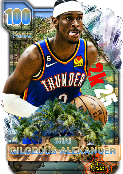 2KDB MyTEAM Database | NBA 2K Custom Card (Sga) by Rufus | NBA 2K26
