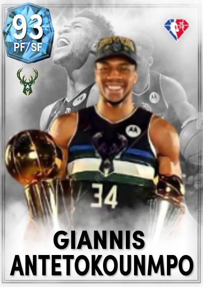 NBA 2K25 | 2KDB MyTEAM NBA 2K Custom Card (Giannis Antetokounmpo) by zbasket98
