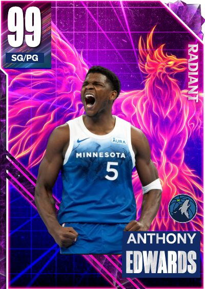 NBA 2K25 | 2KDB MyTEAM NBA 2K Custom Card (Anthony Edwards) by 761521444444