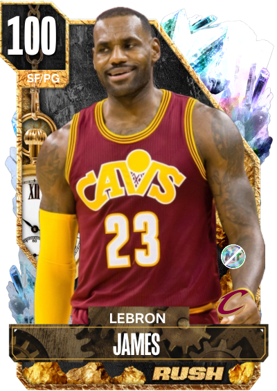 NBA 2K26 | 2KDB MyTEAM NBA 2K Custom Card (Lebron 100 Rush) by VortexKing1