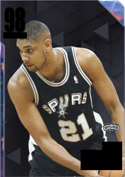 NBA 2K25 | 2KDB MyTEAM NBA 2K Custom Card (Tim Duncan) by tatumwrld