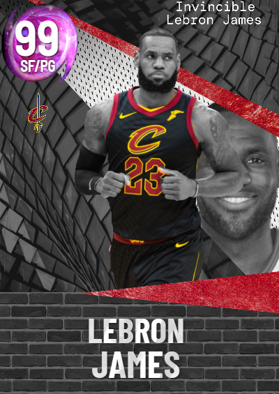 NBA 2K22 | 2KDB Custom Card (Lebron Invincible rate from 1 to 10)