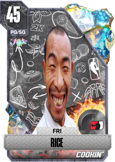 NBA 2K25 | 2KDB MyTEAM NBA 2K Custom Card (fri rice) by marv3lboy9