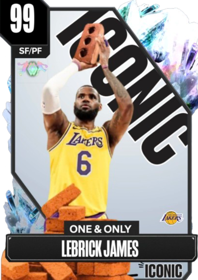 NBA 2K25 | 2KDB MyTEAM NBA 2K Custom Card (LeBRICK!) by IntelligenceYT