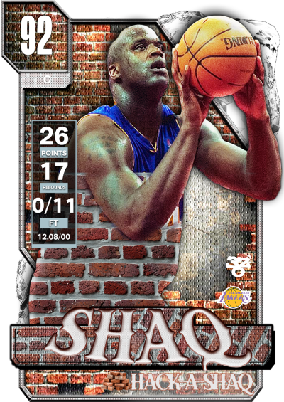 NBA 2K24 | 2KDB Custom Card (Hack-A-Shaq x 2K Numbers )