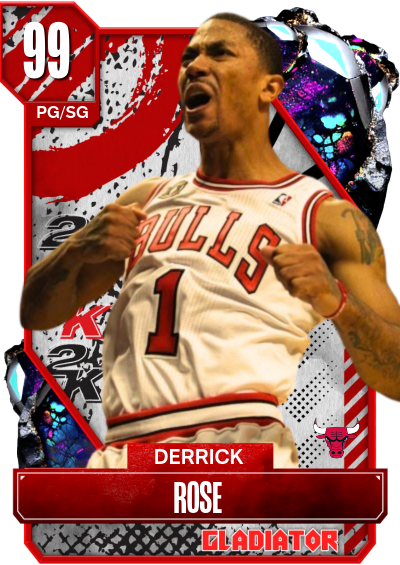 NBA 2K24 | 2KDB Custom Card (Gladiator Derrick Rose)