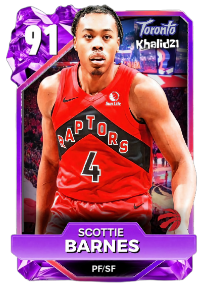 NBA 2K25 | 2KDB MyTEAM NBA 2K Custom Card (Scottie Barnes) by Khalid21