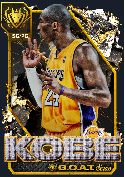 NBA 2K25 | 2KDB MyTEAM NBA 2K Custom Card (mixing tis the season kobe and goat series kobe) by Artin