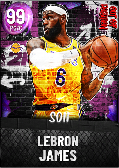 NBA 2K25 | 2KDB MyTEAM NBA 2K Custom Card (Out of Position LeBron) by ...