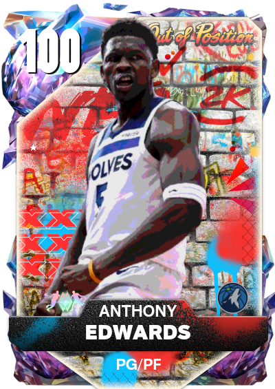 NBA 2K25 | 2KDB MyTEAM NBA 2K Custom Card (Anthony Edwards ) by STARGAMEUR