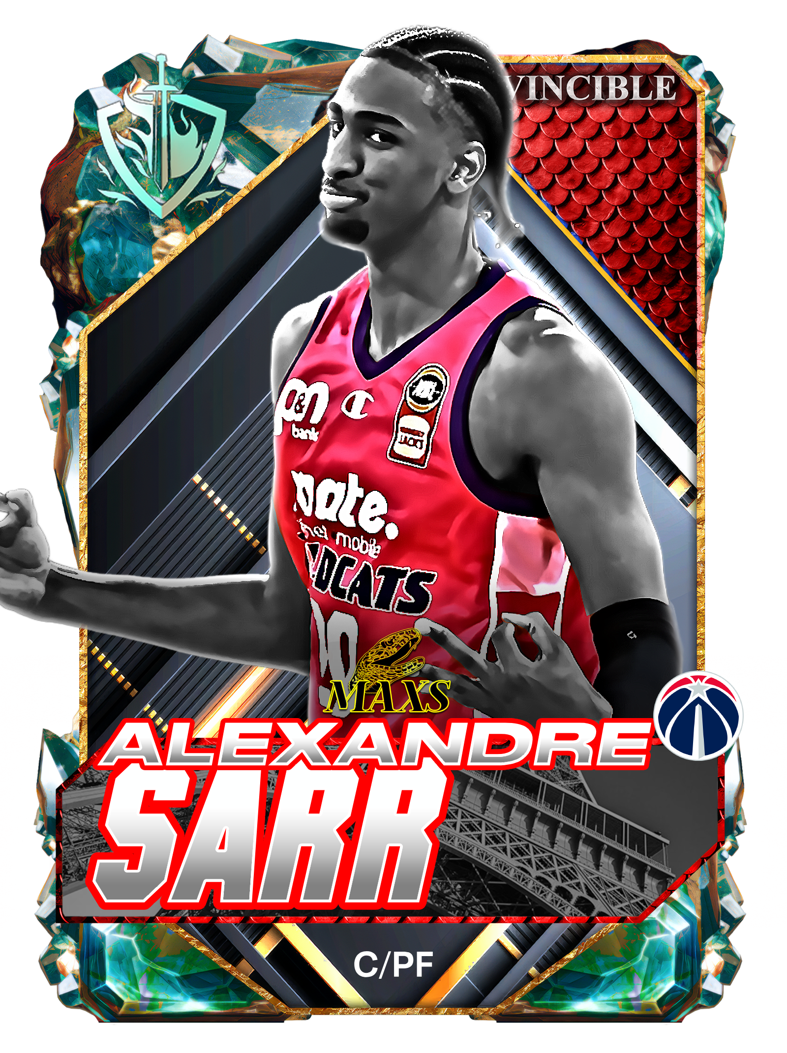 2KDB MyTEAM Database | NBA 2K Custom Card (alex sarrr) by Maxs | NBA 2K26